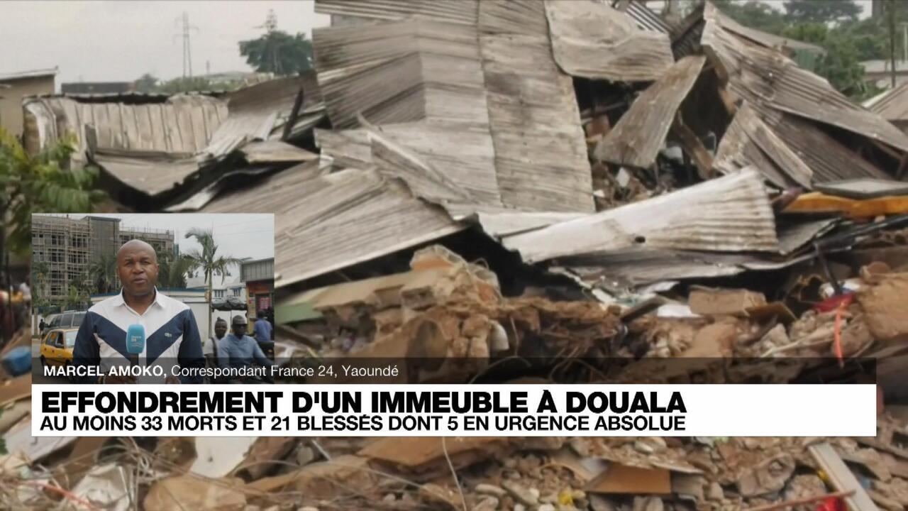 Cameroun : au moins 33 morts dans l'effondrement d'un immeuble d'habitation à Douala - Journal ...